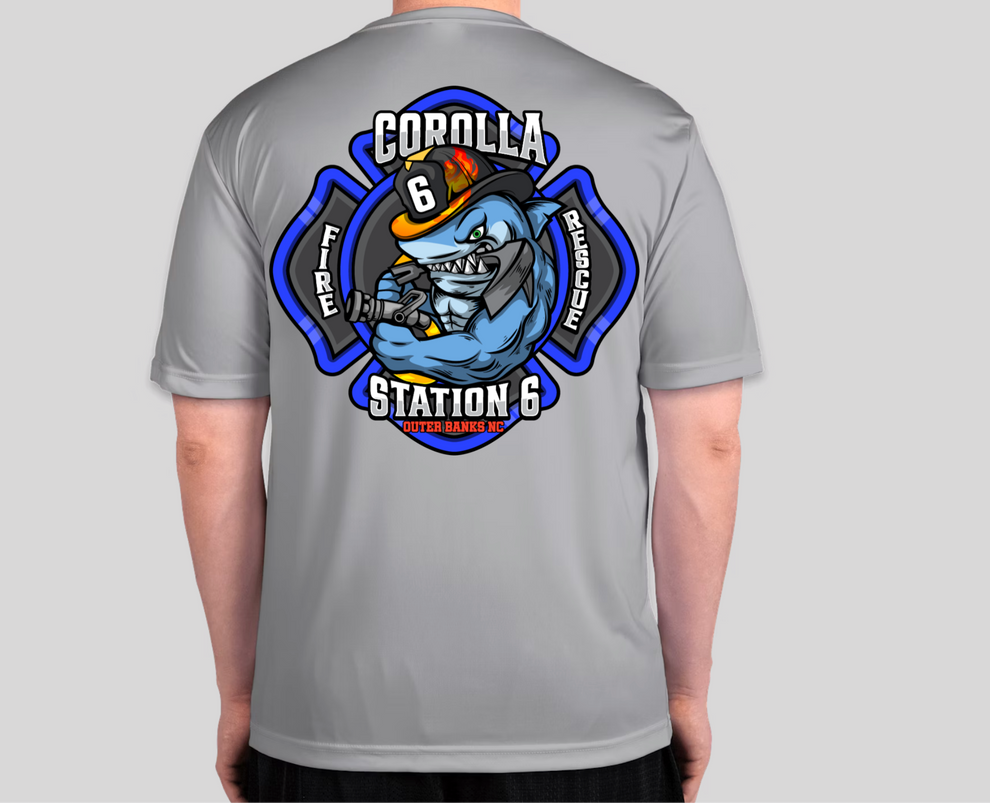 Shark Short Sleeve Moisture Wicking T-Shirt – CFR Shirts